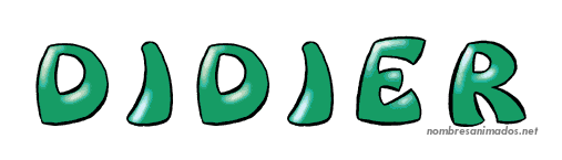 Gifs Animados del Nombre Didier. Imágenes gifs. Firmas animadas