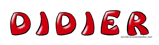 Gifs Animados del Nombre Didier. Imágenes gifs. Firmas animadas