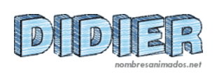 Gifs Animados del Nombre Didier. Imágenes gifs. Firmas animadas