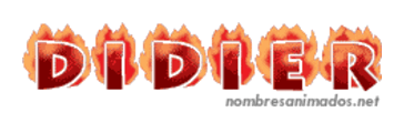 Gifs Animados del Nombre Didier. Imágenes gifs. Firmas animadas