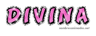 Gifs Animados del Nombre Divina. Imágenes gifs. Firmas animadas