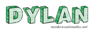 Gifs Animados del Nombre Dylan. Imágenes gifs. Firmas animadas