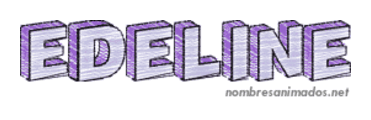 Gifs Animados del Nombre Edeline. Imágenes gifs. Firmas animadas