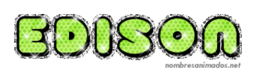 Gifs Animados del Nombre Edison. Imágenes gifs. Firmas animadas