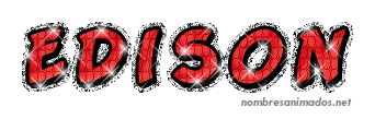 Gifs Animados del Nombre Edison. Imágenes gifs. Firmas animadas