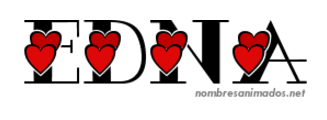 Gifs Animados del Nombre Edna. Imágenes gifs. Firmas animadas