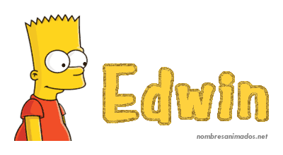 Gifs Animados del Nombre Edwin. Imágenes gifs. Firmas animadas