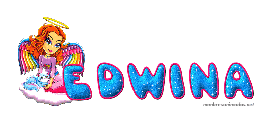 Gifs Animados del Nombre Edwina. Imágenes gifs. Firmas animadas