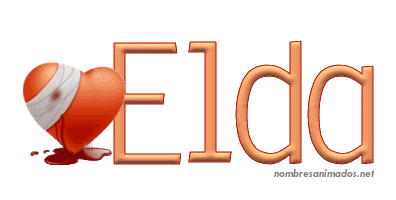Gifs Animados del Nombre Elda. Imágenes gifs. Firmas animadas