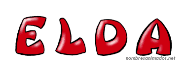 Gifs Animados del Nombre Elda. Imágenes gifs. Firmas animadas