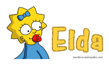 Gifs Animados del Nombre Elda. Imágenes gifs. Firmas animadas