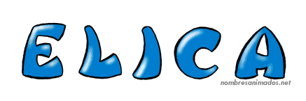 Gifs Animados del Nombre Elica. Imágenes gifs. Firmas animadas
