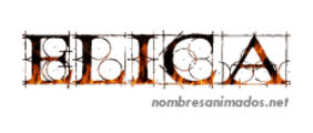 Gifs Animados del Nombre Elica. Imágenes gifs. Firmas animadas