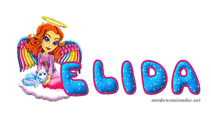 Gifs Animados del Nombre Elida. Imágenes gifs. Firmas animadas