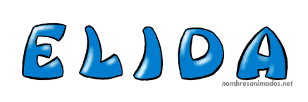 Gifs Animados del Nombre Elida. Imágenes gifs. Firmas animadas