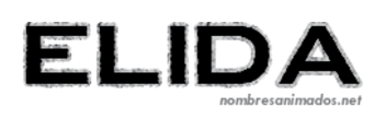 Gifs Animados del Nombre Elida. Imágenes gifs. Firmas animadas