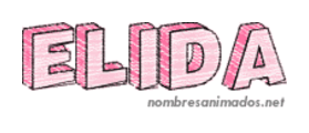 Gifs Animados del Nombre Elida. Imágenes gifs. Firmas animadas