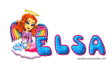 Gifs Animados del Nombre Elsa. Imágenes gifs. Firmas animadas