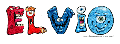 Gifs Animados del Nombre Elvio. Imágenes gifs. Firmas animadas