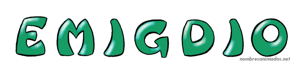 Gifs Animados del Nombre Emigdio. Imágenes gifs. Firmas animadas