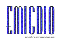 Gifs Animados del Nombre Emigdio. Imágenes gifs. Firmas animadas