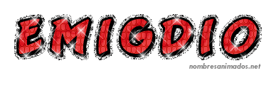 Gifs Animados del Nombre Emigdio. Imágenes gifs. Firmas animadas