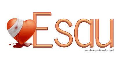 Gifs Animados del Nombre Esaú. Imágenes gifs. Firmas animadas