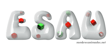 Gifs Animados del Nombre Esaú. Imágenes gifs. Firmas animadas