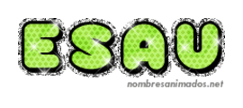 Gifs Animados del Nombre Esaú. Imágenes gifs. Firmas animadas