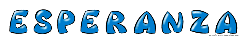 Gifs Animados del Nombre Esperanza. Imágenes gifs. Firmas animadas