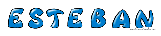 Gifs Animados del Nombre Esteban. Imágenes gifs. Firmas animadas