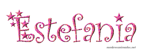 Gifs Animados del Nombre Estefanía. Imágenes gifs. Firmas animadas