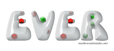 Gifs Animados del Nombre Ever. Imágenes gifs. Firmas animadas