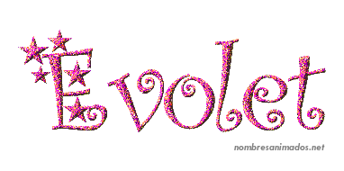 Gifs Animados del Nombre Evolet. Imágenes gifs. Firmas animadas