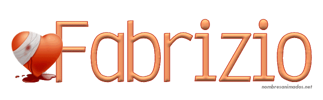 Gifs Animados del Nombre Fabrizio. Imágenes gifs. Firmas animadas
