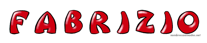 Gifs Animados del Nombre Fabrizio. Imágenes gifs. Firmas animadas