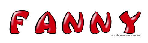 Gifs Animados del Nombre Fanny. Imágenes gifs. Firmas animadas
