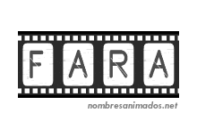 Gifs Animados del Nombre Fara. Imágenes gifs. Firmas animadas