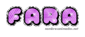 Gifs Animados del Nombre Fara. Imágenes gifs. Firmas animadas