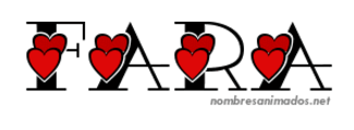 Gifs Animados del Nombre Fara. Imágenes gifs. Firmas animadas
