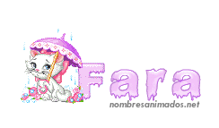 Gifs Animados del Nombre Fara. Imágenes gifs. Firmas animadas