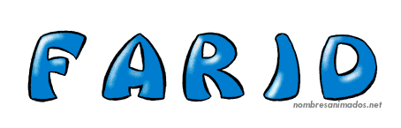 Gifs Animados del Nombre Farid. Imágenes gifs. Firmas animadas