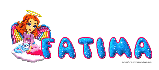 Gifs Animados del Nombre Fátima. Imágenes gifs. Firmas animadas