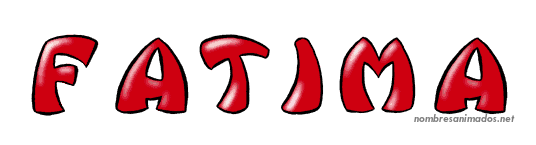 Gifs Animados del Nombre Fátima. Imágenes gifs. Firmas animadas
