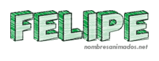 Gifs Animados del Nombre Felipe. Imágenes gifs. Firmas animadas