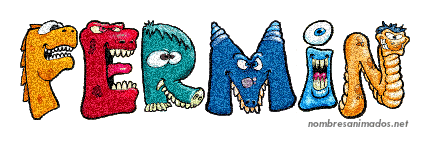 Gifs Animados del Nombre Fermín. Imágenes gifs. Firmas animadas