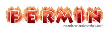 Gifs Animados del Nombre Fermín. Imágenes gifs. Firmas animadas