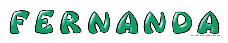 Gifs Animados del Nombre Fernanda. Imágenes gifs. Firmas animadas