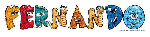 Gifs Animados del Nombre Fernando. Imágenes gifs. Firmas animadas