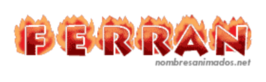 Gifs Animados del Nombre Ferran. Imágenes gifs. Firmas animadas